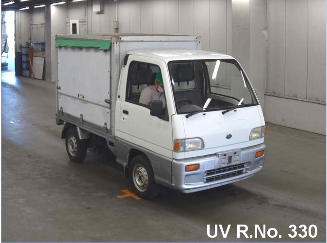 RHD 4X4 Subaru Sambar mini box truck with AC for Sale