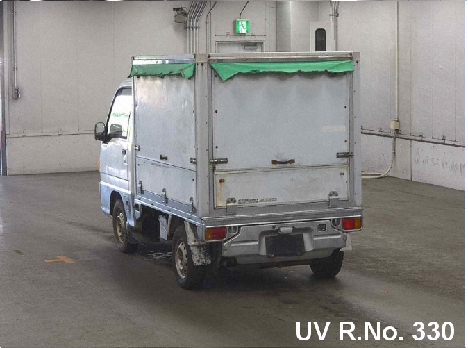 RHD 4X4 Subaru Sambar mini box truck with AC for Sale