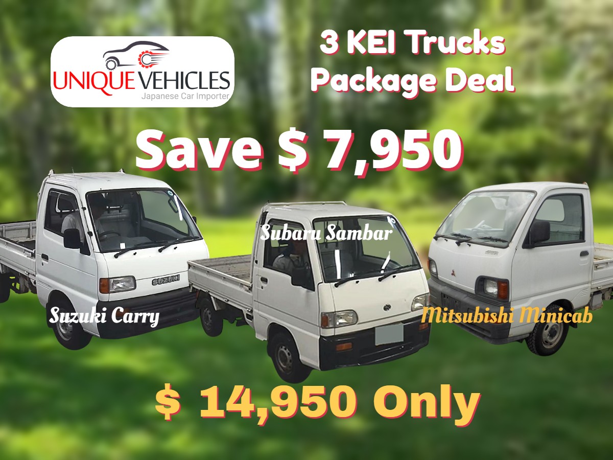 JDM 4×4 mini trucks, Vans,sports cars imports- Unique Vehicles